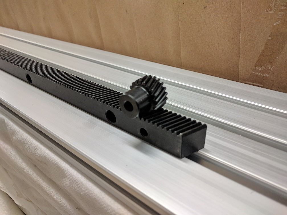 Precision Helical Rack and Pinion Kit - Modula 1.0, 17x17x1500MM ...