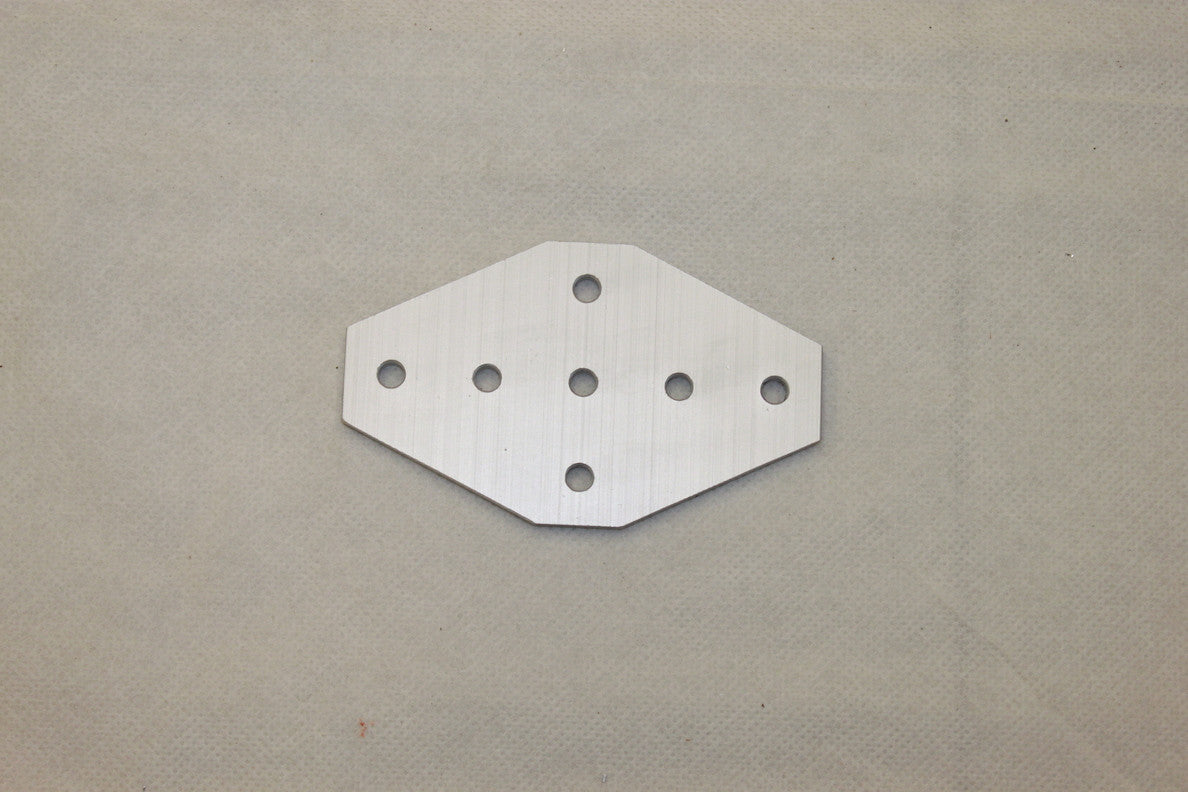 Extrusion 7-Hole Cross Joining Plate (LT) - Set of 10pcs – RoverCNC ...