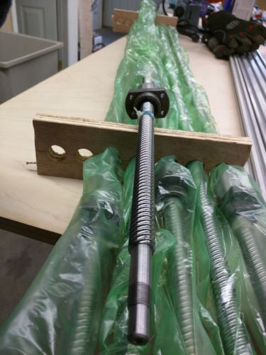 1616 Fast Travel Ballscrew Kit - Ballnut + End Blocks + 1500mm Length ...